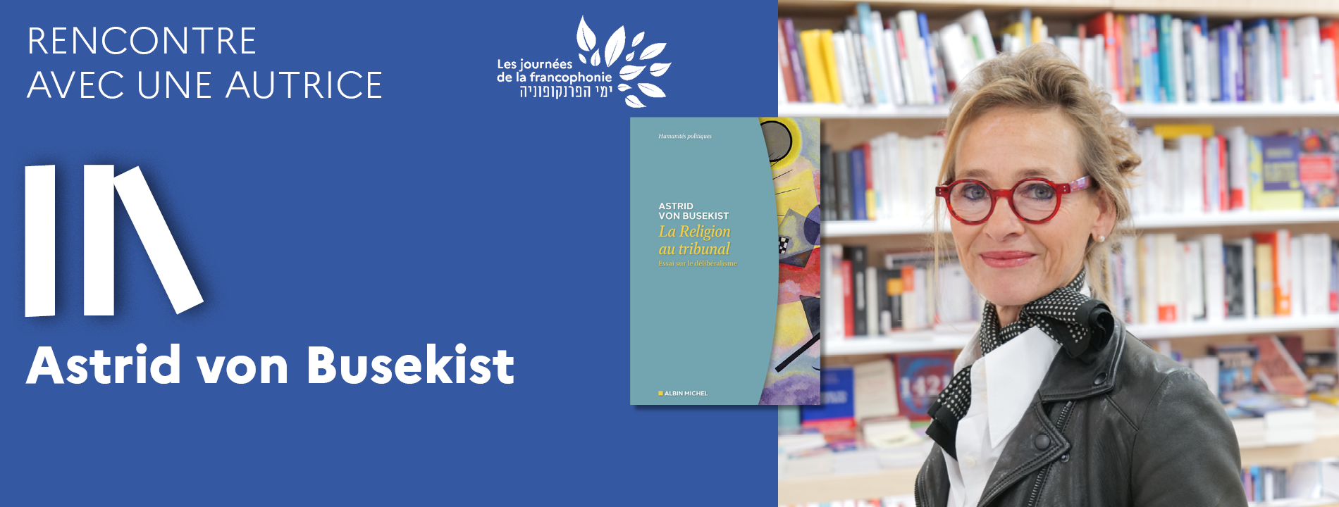 Francophonie 2024 | Rencontre avec une autrice - Astrid von Busekist